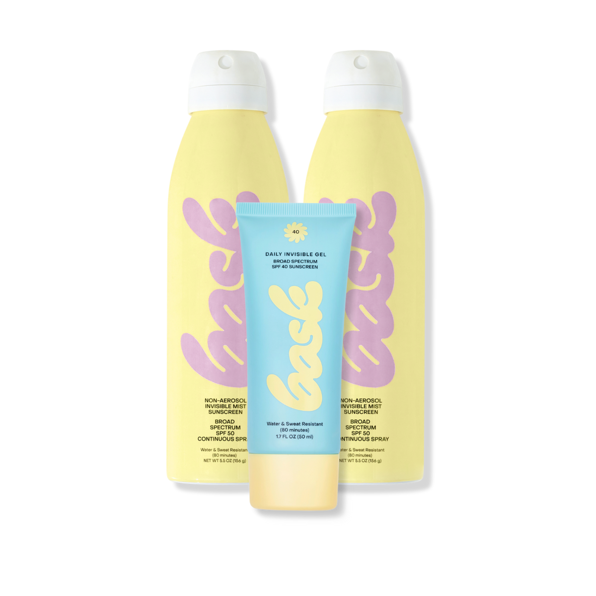 Good Smelling Sunscreen Spray, Lotion With SPF 30 & Accessories – Bask ...